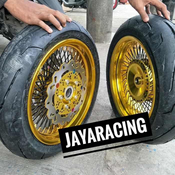 Jual Velg double disc Nmax Aerox Lexi 14 350 450 Plus Ban Tubles ...