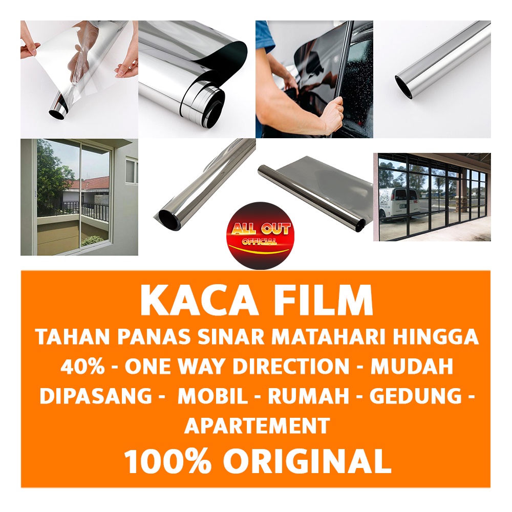 Jual All Out_ Official / RONA Window Kaca Film ONE WAY - 40% WF6101 ...