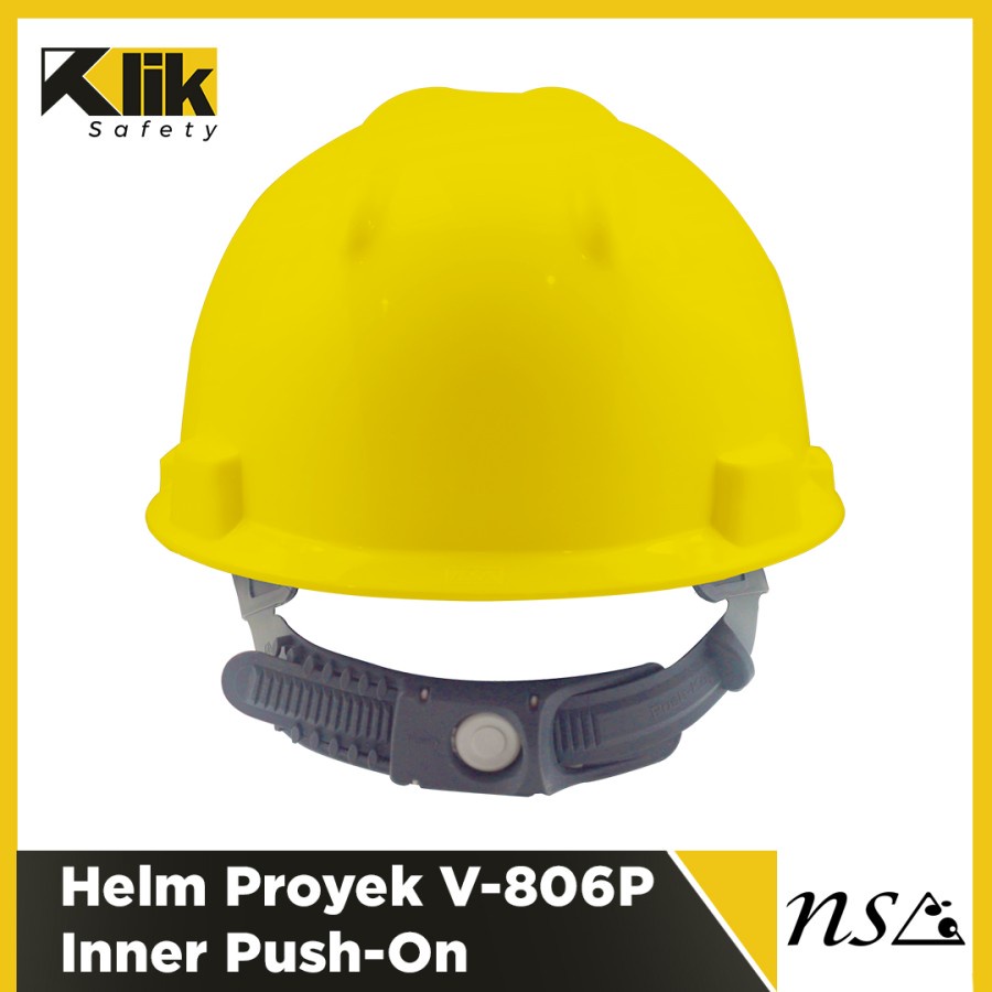 Jual NSA Helm Proyek Helm Safety V-806P Inner Push-On Berstandar SNI ...