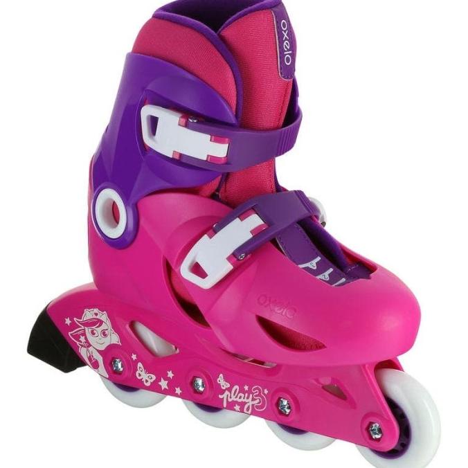 Jual Oxelo Sepatu Roda Anak Pemula Play 3 Pink Decathlon - 8367591 ...
