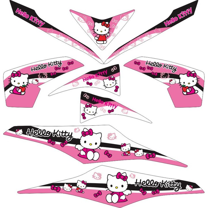 Jual Sticker Mio M3 Striping Hello Kitty v.5 | Shopee Indonesia