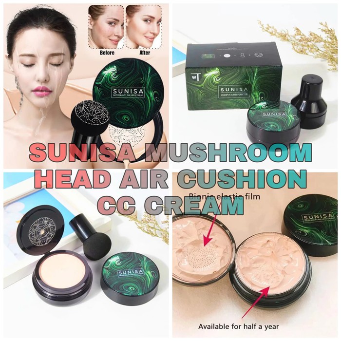 Jual SUNISA MUSHROOM HEAD AIR CUSHION CC CREAM / BEDAK (100% ORIGINAL) | Shopee Indonesia