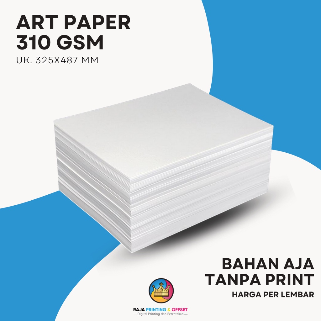 Jual KERTAS BAHAN A3+ ART PAPER 120150 210 230 260 310 GSM Uk. 325x487 ...
