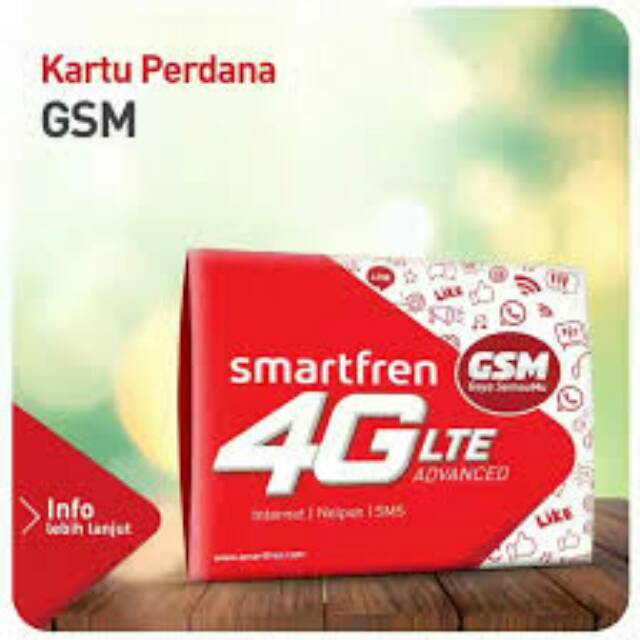 Jual Kartu Perdana Smart Fren 4G LTE SIM Card Smartfren Simcard GSM ...