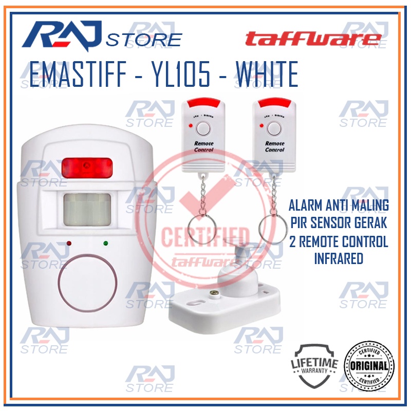 Jual [1000% ORIGINAL] EMASTIFF Alarm Anti Maling Infrared PIR Sensor ...