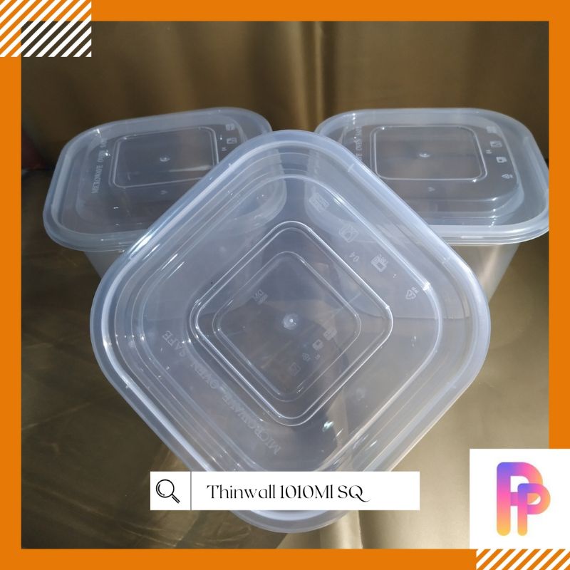 Jual KOTAK MAKAN PERSEGI TINGGI 1010 BOX THINWALL FOOD CONTAINER ...
