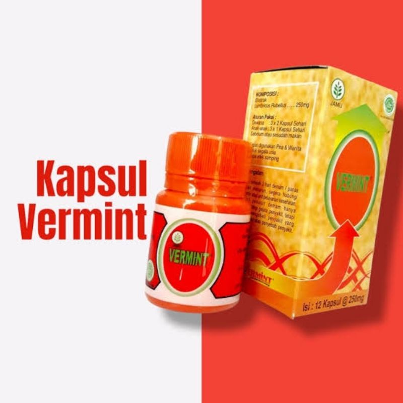 Jual Kapsul Cacing Vermint 12kapsul | Shopee Indonesia