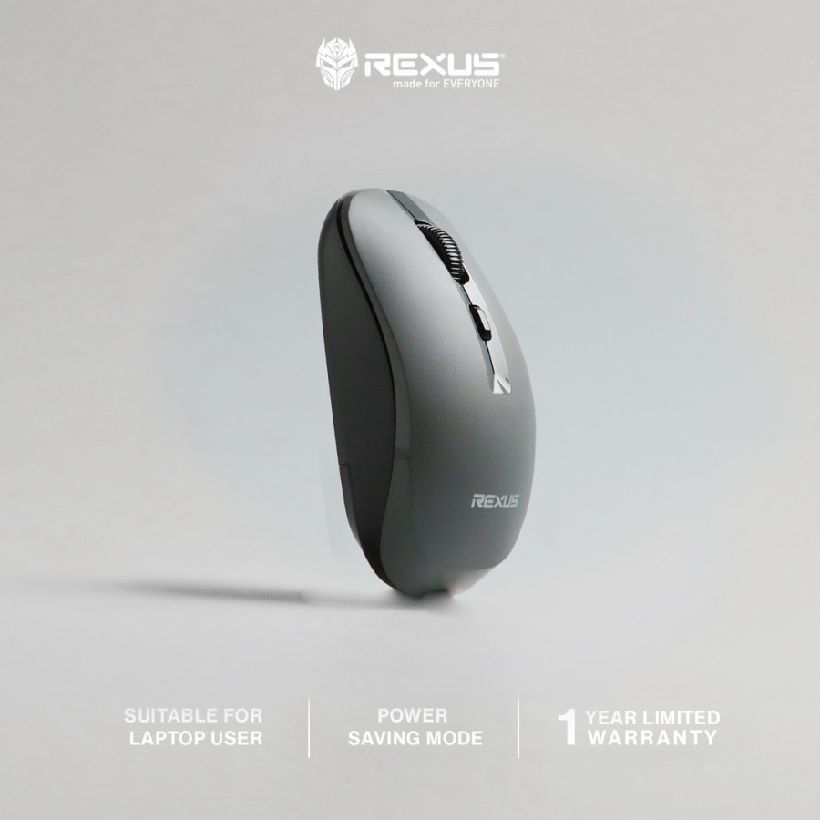 Jual REXUS Q20 MOUSE WIRELESS SILENT CLICK OFFICE | Shopee Indonesia