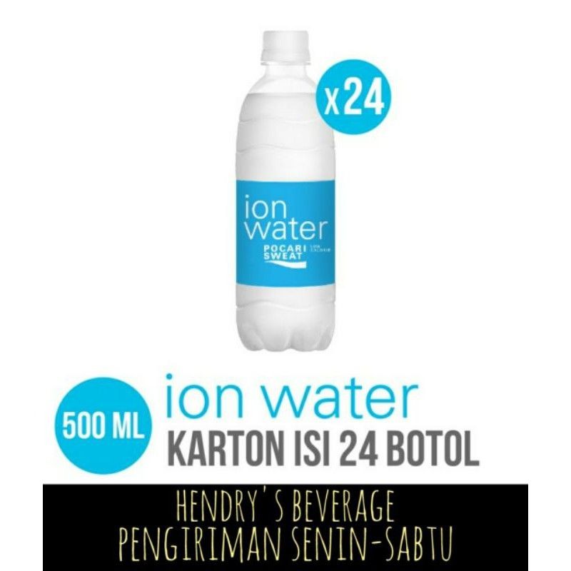 Jual ion water 500ml 1karton isi 24pcs | Shopee Indonesia