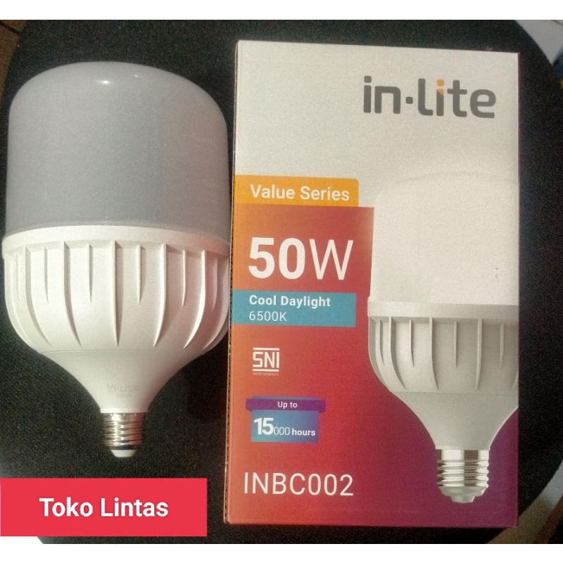 Jual Lampu LED Capsule In-Lite Value 50 Watt CooldayLight INBC002 | Shopee Indonesia