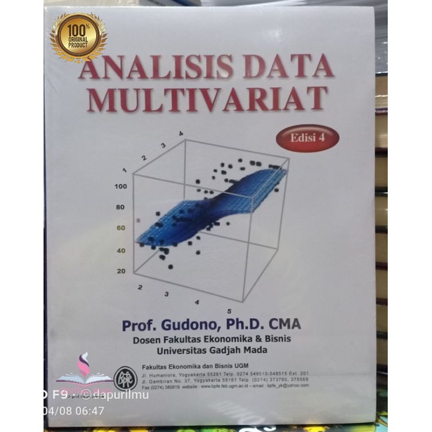 Jual Buku Analisis Data Multivariat Ed 4 ( ANALISIS DATA MULTIVARIAT ED ...