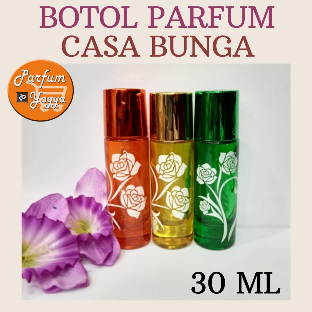 Jual BOTOL PARFUM SPRAY CASA BUNGA 30 ML/PARFUM JOGJA /BOTOL KACA ...