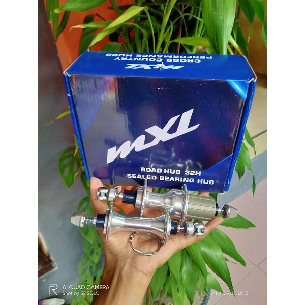 Jual Hub freehub MXL 32h v brake hfh roadbike u brake non cakram ...