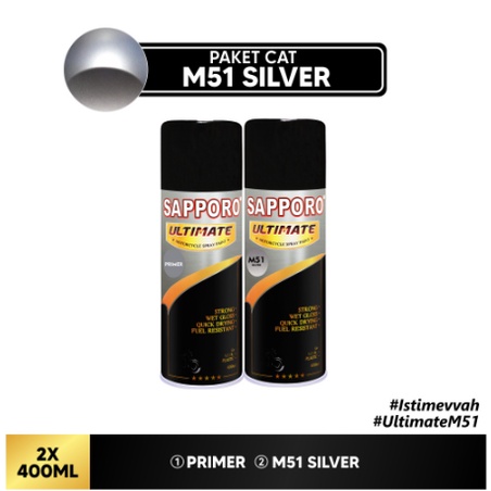 Jual Paket Cat M51 Silver / Sapporo Ultimate / Sapporo Spray / Cat ...