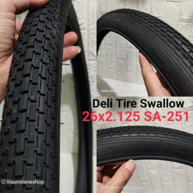 Jual Ban Luar Swallow Deli Tire 26 x 2.125 SA-251 Black (1 pc) | Shopee Indonesia
