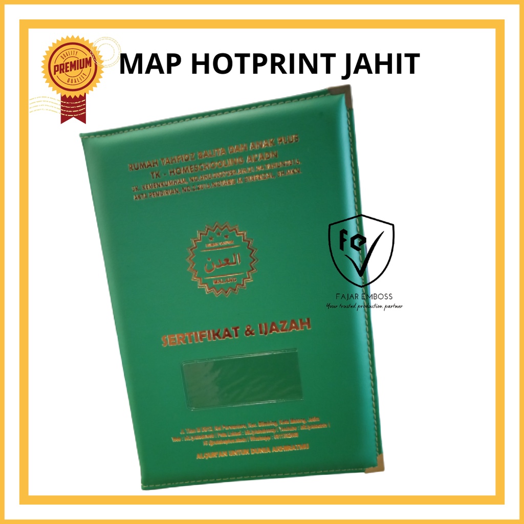 Jual MAP RAPOR MAP IJAZAH HOTPRINT K13 KURIKULUM MERDEKA MODEL JAHIT ...