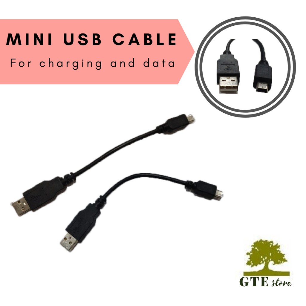 Jual Kabel Mini USB Pendek 15 cm / Mini USB Cable | Shopee Indonesia