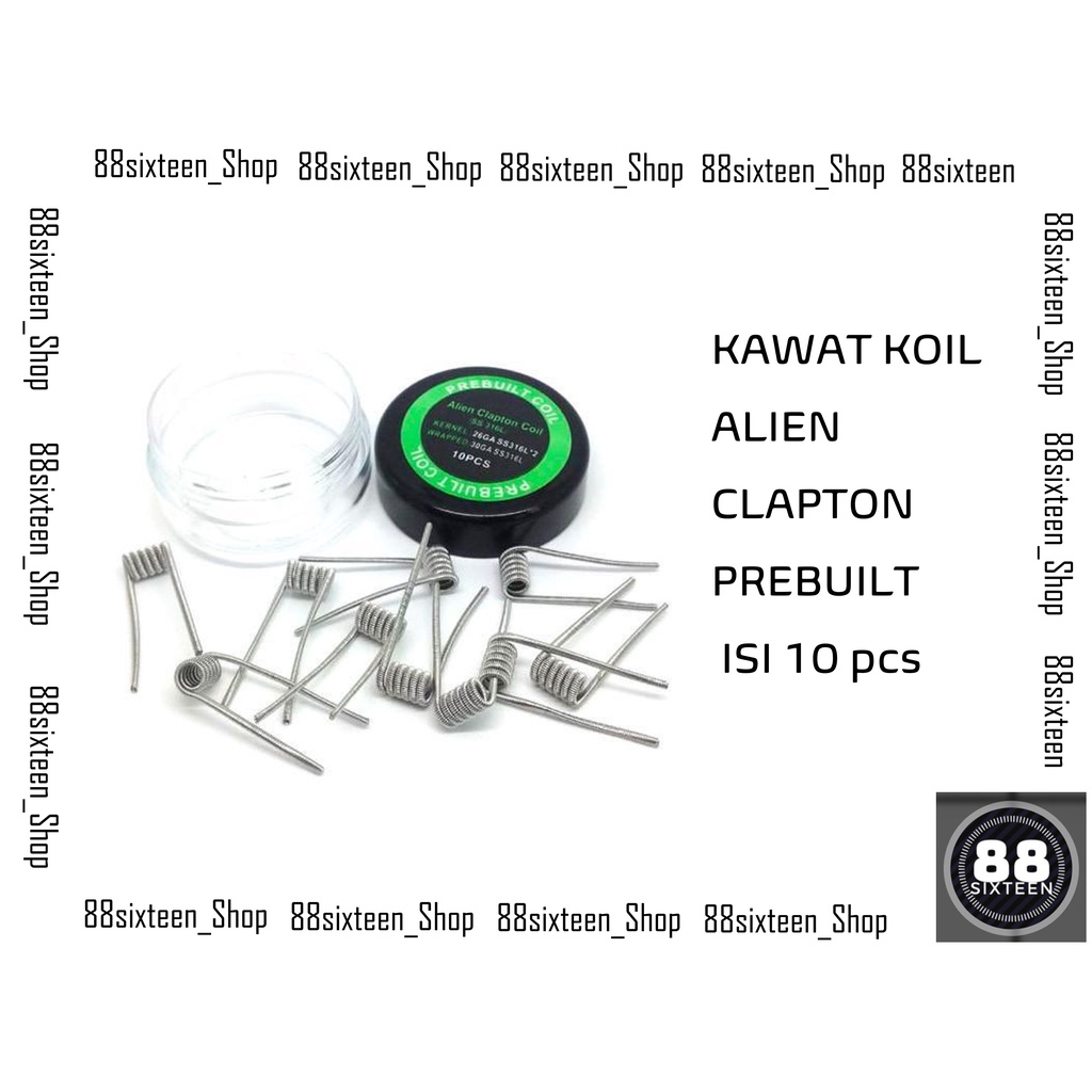 Jual KAWAT VAPOOR COIL ALIEN CLAPTON ISI 10 BIJI | Shopee Indonesia