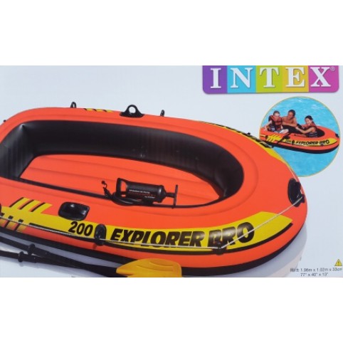Jual BOAT PERAHU 196cm 58357 INTEX EXPLORER PRO 200 (+ 2 DAYUNG & POMPA ...