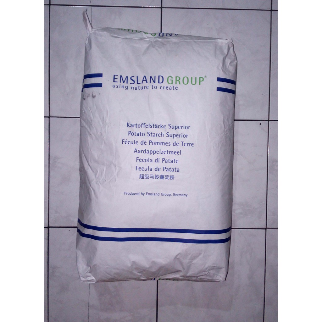 Jual Tepung Pati Kentang (Putih) Sang Fen Potato Starch Merek Emsland ...