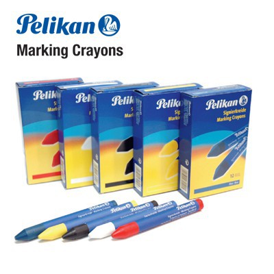 Jual PELIKAN CRAYON MARKING BIRU/RED/HITAM/PUTIH/KUNING | Shopee Indonesia