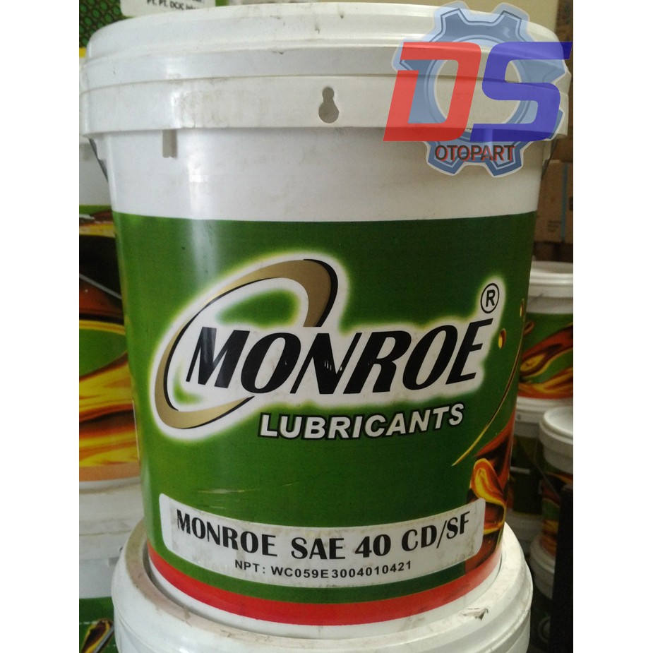 Jual MONROE OIL SAE 40 CD/SF 18 LTR | Shopee Indonesia