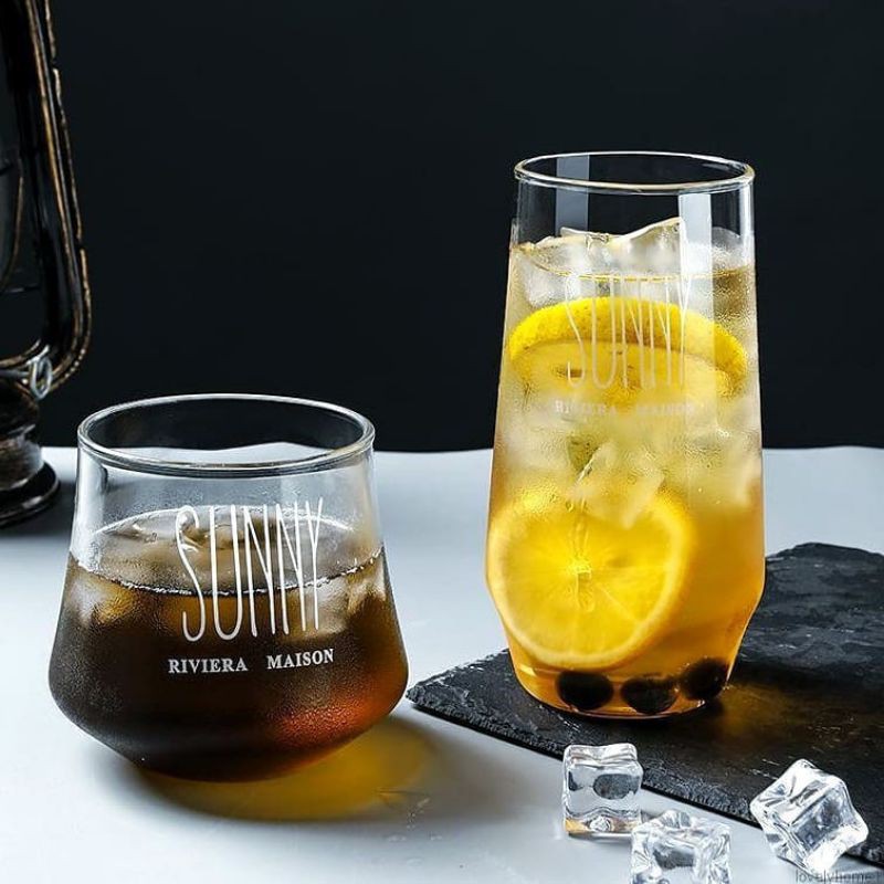 Jual Gelas Sunny / Gelas jus kopi Unik Props Foto/Properti Fotografi ...
