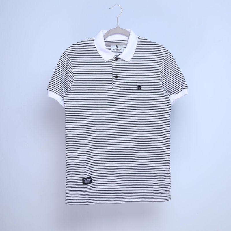 Jual Kaos polo pria / baju kerah pria / kaos kerah salur pria Original alarc | Shopee Indonesia