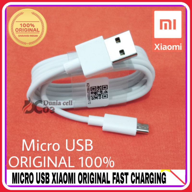 Jual Kabel Data Xiaomi Redmi Note 5 5 Pro ORIGINAL 100% Micro USB-Ori ...