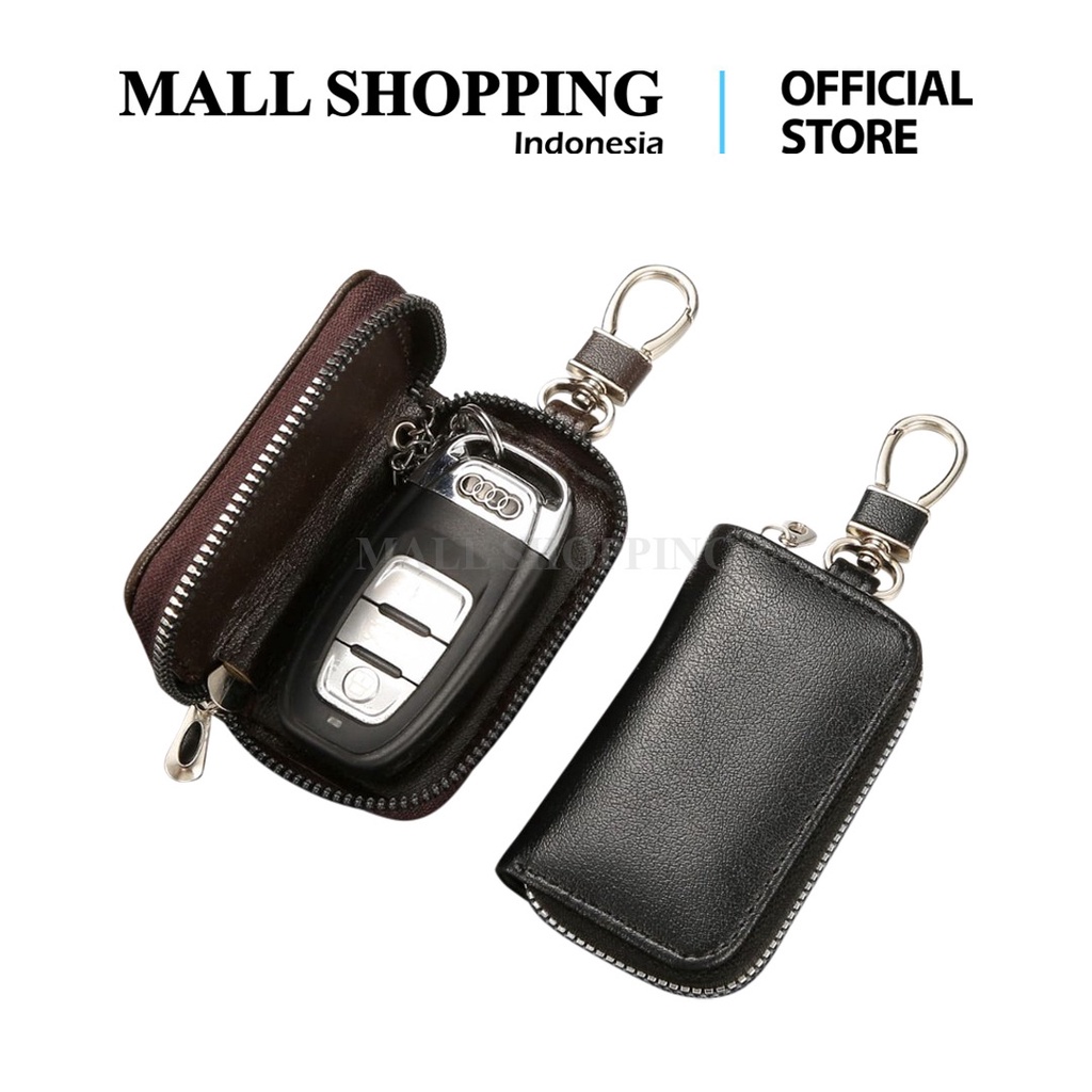 Jual (COD) Dompet Kunci Mobil Resleting Gantungan Kunci Mobil / Motor ...