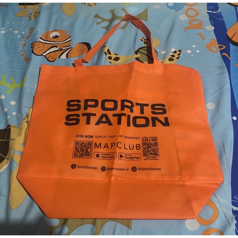 Jual SHOPING BAG / GOODIE BAG / PAPERBAG SKECHERS / SPORTS STATION ...