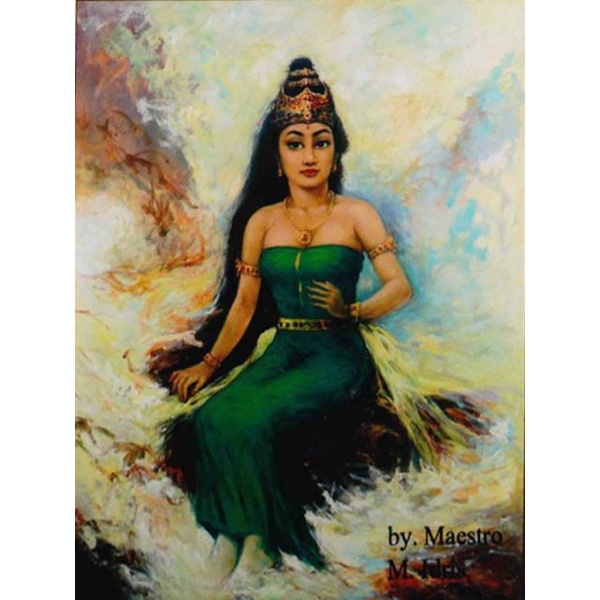 Jual poster gambar ibu ratu +bingkai 35×53cm | Shopee Indonesia