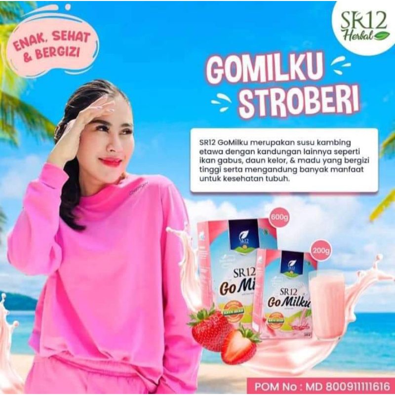 Jual Susu Gomilku Strawbery /Susu Kambing Etawa | Shopee Indonesia