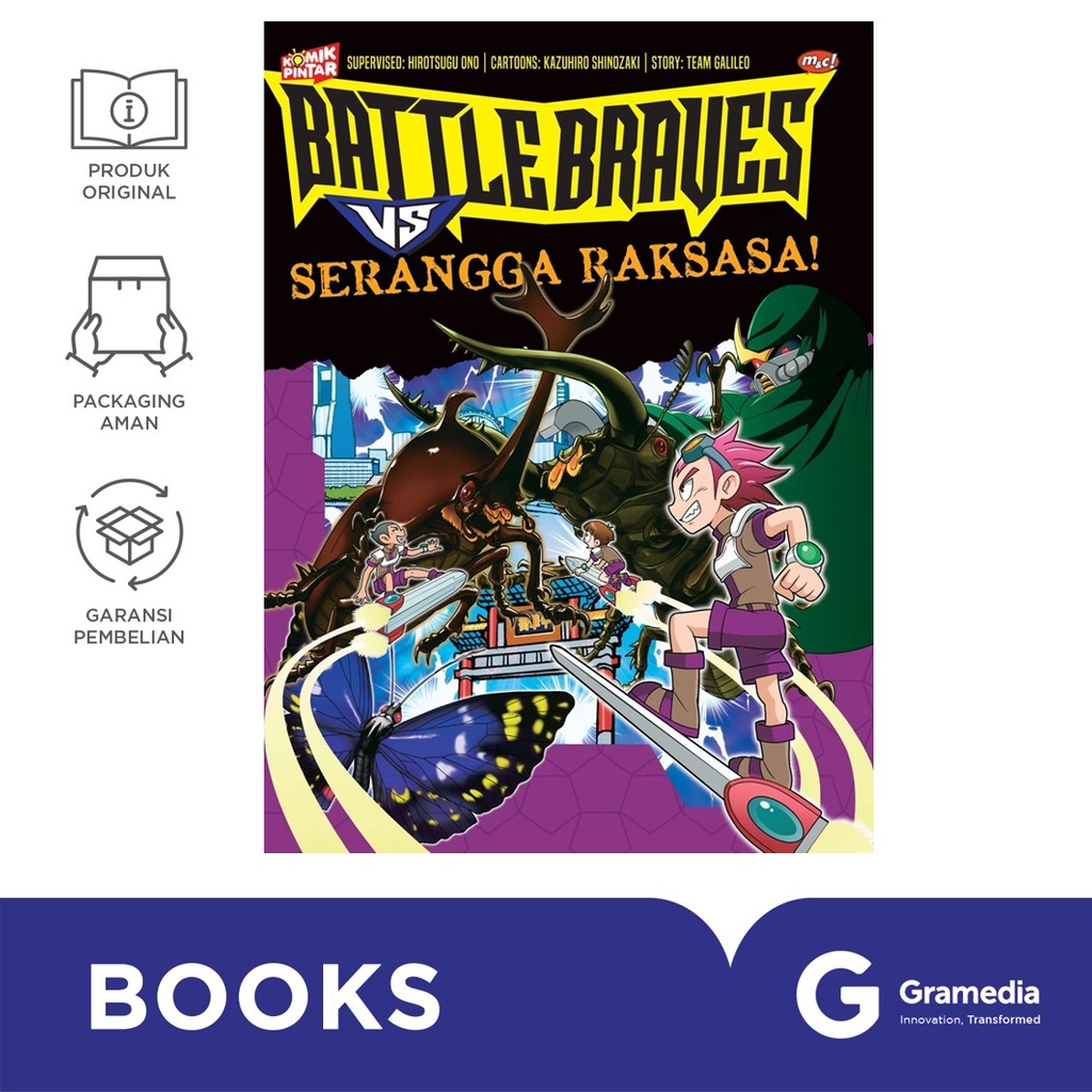 Jual Komik Pintar : Battle Braves Vs Serangga Raksasa! | Shopee Indonesia