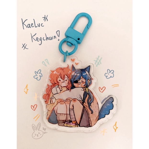 Jual Keychain Genshin Impact KaeLuc / Gantungan Kunci KaeLuc / Kaeya ...