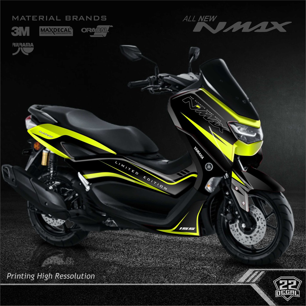 Jual DECAL NEW NMAX 2020 FULL BODY SIMPEL DESAIN | Shopee Indonesia