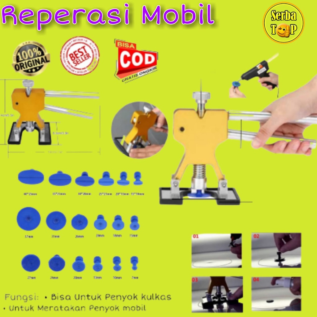 Jual Alat ketok magic super PDR reparasi mobil Alat reparasi penyok ...