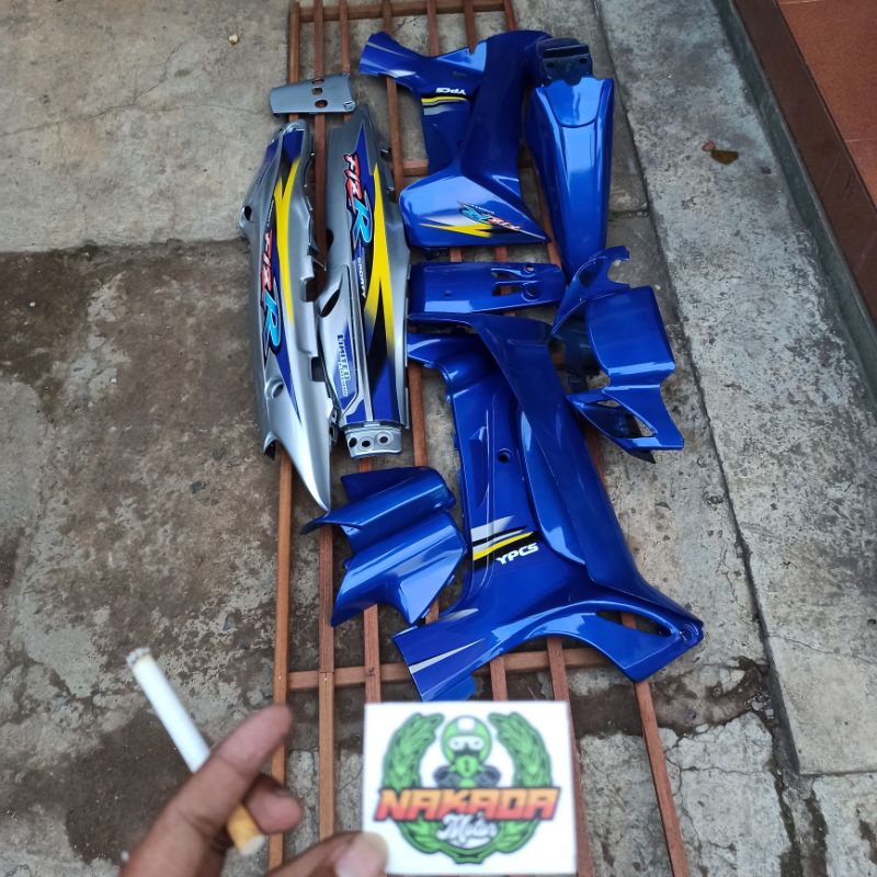 Jual COVER BODY SET HALUS YAMAHA FIZ R F1Z R FIZR F1ZR BIRU SILVER ...