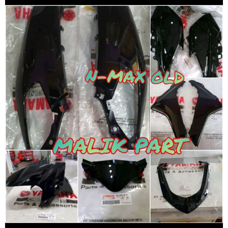 Jual full body halus yamaha nmax old hitam metalik part original yamaha ...
