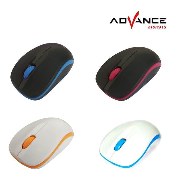 Jual MOUSE WIRELESS MERK ADVANCE W10 | Shopee Indonesia