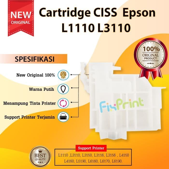 Jual CISS Epson L1110 L3110 L3150 3156 L4150 L4160 L5190 New FSB1133 | Shopee Indonesia