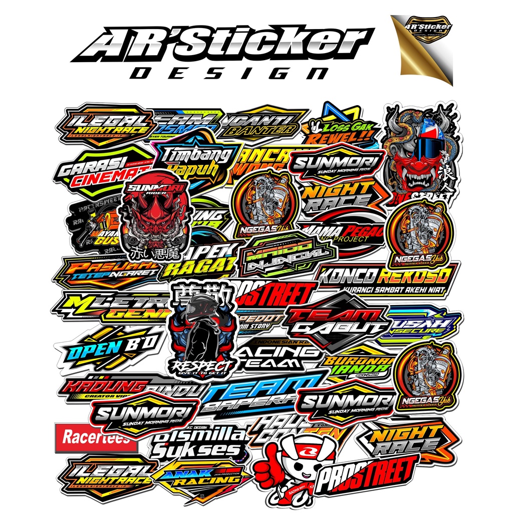 Jual AR STIKER SUNMORI - Sticker Pack 1Set Isi Banyak Setiker Sunmori ...