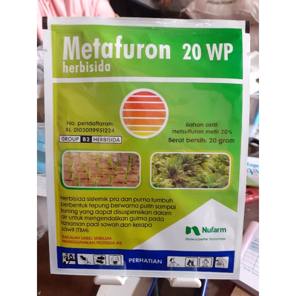 Jual Herbisida Metafuron 20 WP aman untuk padi (Bahan aktif Metsulfuron ...