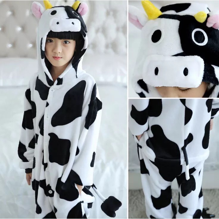 Jual BAJU ONESIE SAPI COW KOSTUM PIYAMA ANAK COSPLAY | Shopee Indonesia