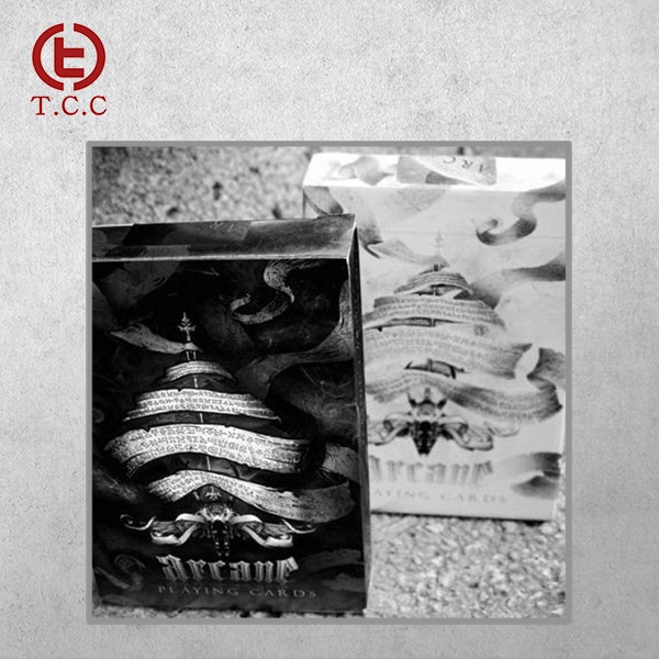 Jual Bicycle Arcane Playing Card Remi Kartu Import America Black White ...