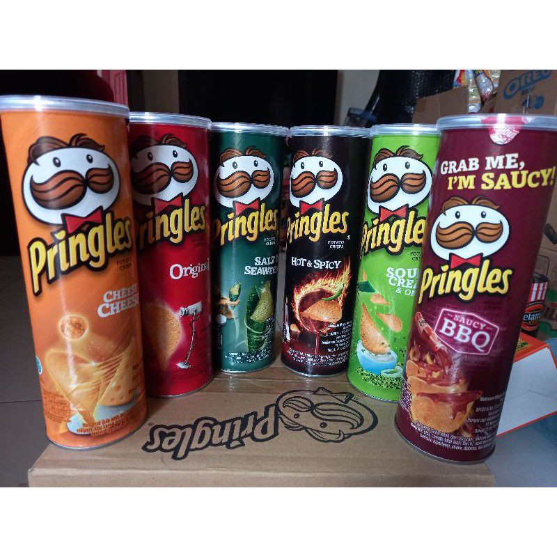 Jual Termurah!!! Pringles potato chips 107 grm | Shopee Indonesia