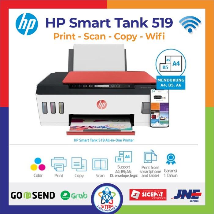 Jual Print | Hp Smart Tank 519 Wireless All In One Printer | Shopee ...