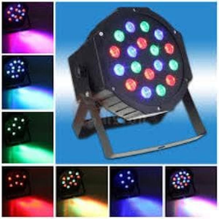 Jual Lampu Sorot Panggung Led Par Light 18 RGB Cahaya Disko Disco Lamp ...