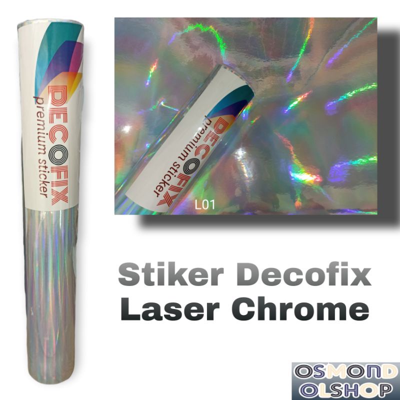 Jual Stiker Decofix Laser Chrome L01, L02 (Meteran) | Shopee Indonesia