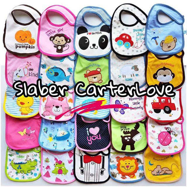 Jual SLABER CARTERLOVE, SLABER BAYI, BABY BIBS | Shopee Indonesia